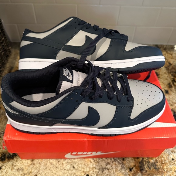 Nike | Shoes | Nike Authentic Low Dunk Georgetown | Poshmark